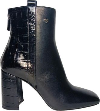 Pollini Femme, Chaussures, Noir, Taille: 35 EU stivali e stivaletti Nappa