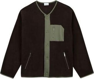 Maison Labiche Blouson droit col v en coton