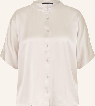 someday Someday Bluse Kensi Im Materialmix beige