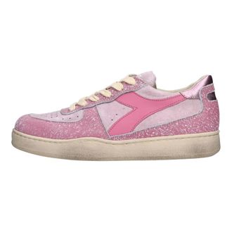 Diadora Femme, Chaussures, Rose, Taille: 40 1/2 EU Mi Basket Low