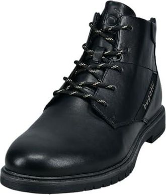 Bugatti Bottes classiques pour homme, doublure froide, Noir 1000, 45 EU