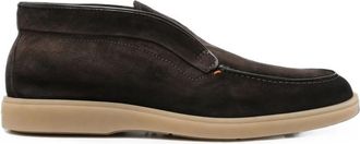 Santoni Suede Slip-on Desert Boots