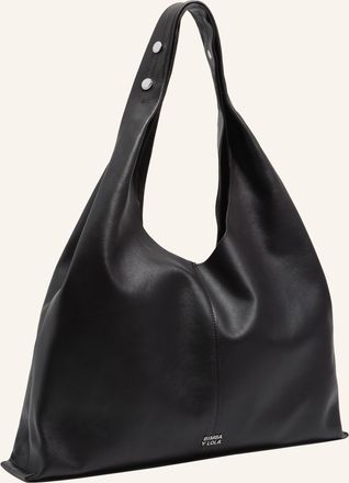 Bimba & Lola Bimba Y Lola Leder-Maxi-Bikini-Papiertasche braun