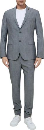 Pal Zileri Homme, Costumes, Gris, Taille: 2XL Costume Slim-Fit en Laine