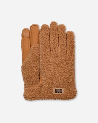 UGG Handschuhe aus fluff f&uuml;r Herren in Brown, Gr&ouml;&szlig;e Fleece
