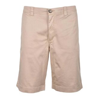 Woolrich Homme, Shorts, Beige, Taille: W37 Shorts Bermuda en coton &eacute;lasthanne
