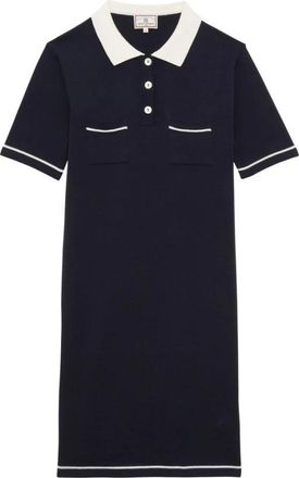 Ines De La Fressange Femme, Robes, Bleu, Taille: 36 FR Clarisse Polo Dress