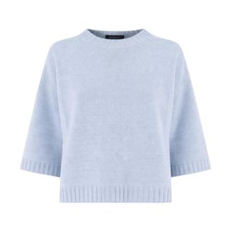 Fabiana Filippi Femme, Pulls, Bleu, Taille: 36 FR Pull &agrave; Manches Amples