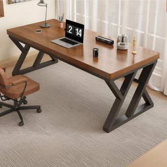 Generic Bürotisch Home Office Schreibtische Computertisch Schreibtisch Arbeitsplatz Für Kleine Räume,Schlafzimmer,Student, Moderner PC Laptop Tisch(02,39.5 L 