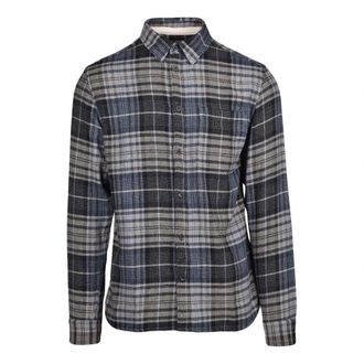Anerkjendt Akkonrad Strukturhemd - - Shirts - Herren - Blau - S