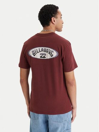 Billabong T-Shirt Orbit Arch EBYZT00522 Dunkelrot Regular Fit