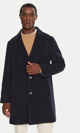 Tommy Hilfiger Wollmantel MW0MW36611 Dunkelblau Regular Fit