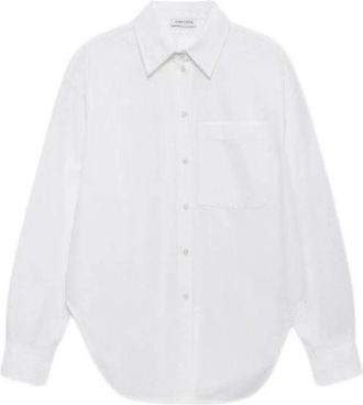 Anine Bing Femme, Blouses et Chemises, Blanc, Taille: 42 FR Scott Shirt