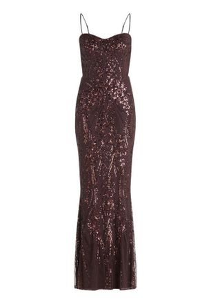 Vera Mont Abendkleid Damen mit Pailletten