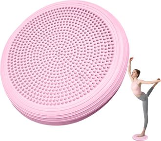Generico Balance-Pad, Balance-Kissen, flexible Yoga-Matte, tragbares Schwingkissen mit Pumpe, rutschfeste aufblasbare Matte mit Zentralkraft