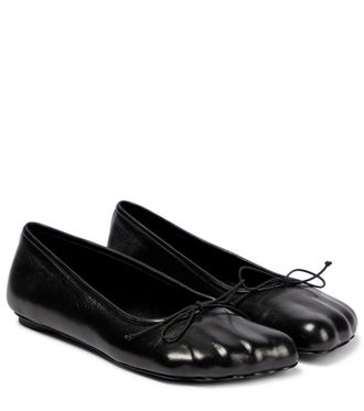 Balenciaga Ballerinas aus Leder