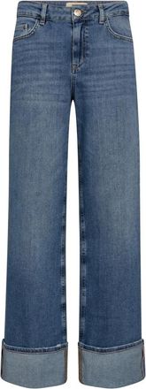 Mos Mosh MOS Mosh, Femme, Jeans, Bleu, Taille: W33 Wide Jeans