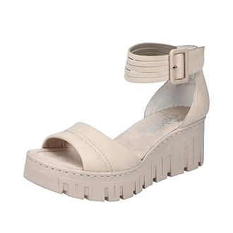 Rieker Femme 68093 Sandale, Beige, 41 EU
