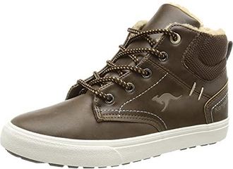 Kangaroos Baskets KAVU X Unisexes pour Enfant. - Marron - Sable Marron foncé, 32 EU