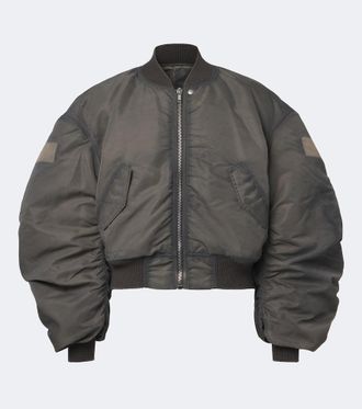 Rick Owens Veste bomber Secchia Flight en satin