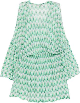 Missoni Robe Au Genou - Vert