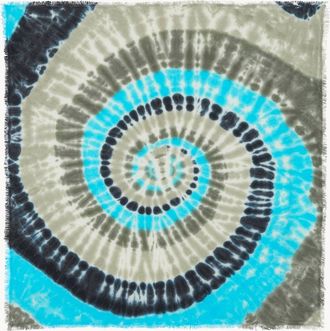 Kujten Grand bandana cachemire tie & dye - Grand Bandana Hachiko Sunny