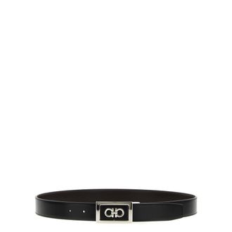 Ferragamo Homme, Accessoires, Multicolore, Taille: 95 CM Gancini Reversible Belt