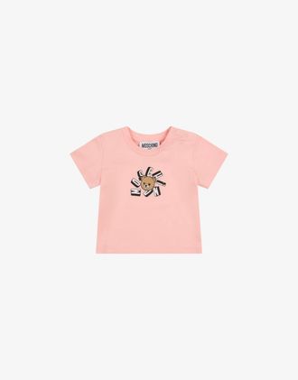 Moschino T-Shirt aus Baumwolljersey Moschino Teddy Bear - Pink