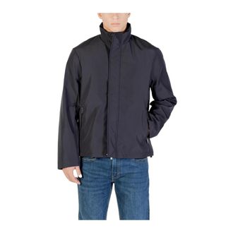 A|X Armani Exchange Rollkragen-Blazer mit Fronttaschen und Rei&szlig;verschluss - - Jackets - Herren - Blau - XL