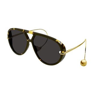 Bottega Veneta Drop Aviator Sonnenbrille - - Accessories - Damen - Braun - 63 MM