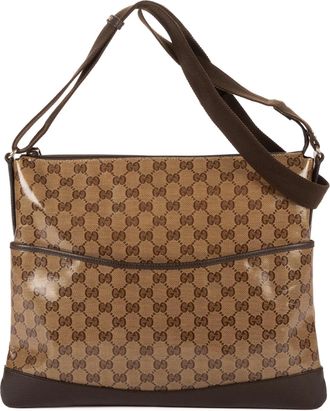 Gucci Crossbody Bags - Flat Messenger - Gr. unisize - in Beige - f&uuml;r Damen
