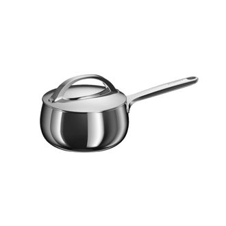 Berghoff BergHOFF Home Kochtopf klein (16cm) - Stielkasserolle - Edelstahl Topf mit Deckel - Kochtopf f&uuml;r alle Herdarten - Kasserolle - sp&uuml;lmaschinengeeignet &