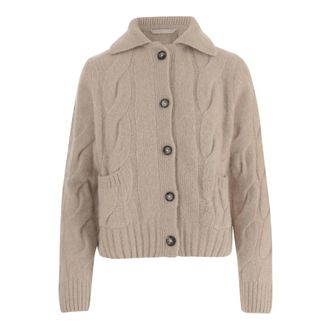 Allude Damen, Strickwaren, Beige, XSGr&ouml;&szlig;e