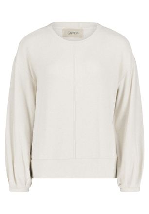 Cartoon Damen Langarm-Shirt mit Rundhalsausschnitt Nature Melange,36