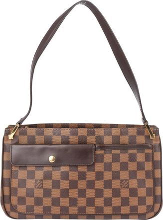 Louis Vuitton Crossbody Bags - Louis Vuitton Damier Ebene Monogram Aubagne Shoude - Gr. unisize - in Braun - für Damen