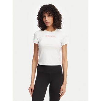 Calvin Klein T-Shirt LVGWS6K240 Wei&szlig; Regular Fit