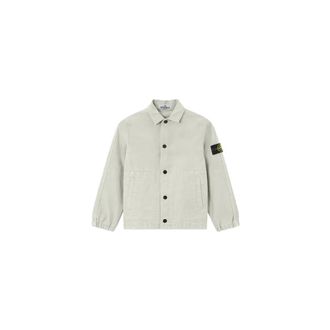 Stone Island unisex, Vestes, Gris, Taille: 6 Y Veste l&eacute;g&egrave;re Soft Shell-R