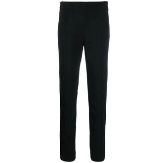 Proenza Schouler Schwarze- schmale Bi-Stretch-Krepphose - - Trousers - Damen - Schwarzk - XS