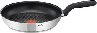 T-fal Comfort Max Edelstahl-Bratpfanne, antihaftbeschichtet, 20 cm, silberfarben