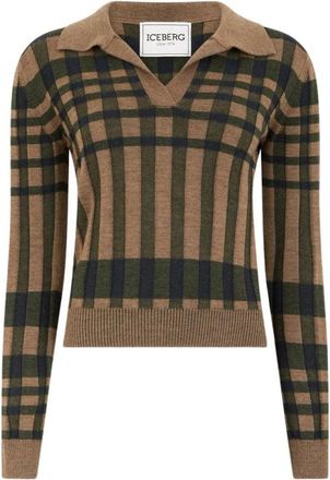 Iceberg Polo-Shirt-Pullover - - Knitwear - Damen - Mehrfarbig - XS