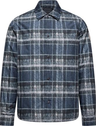 Moncler Surchemise matelassée à carreaux