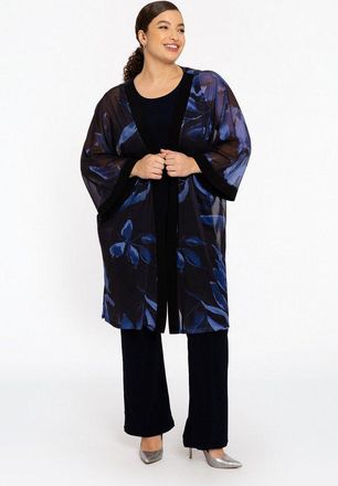 Yoek Cardigan Damen Kimono mit Druck
