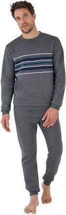 Damart Pyjama Thermique Thermolactyl en Molleton Homme Gris Chin&eacute; Taille 3XL