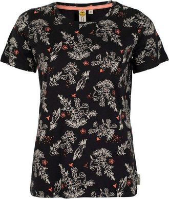 Roadsign T-Shirt Floral Dreaming (1, 1-tlg., 1) zeitloser Print mit filigranen Naturmotiven