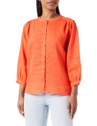 Part Two Damen Persilles Shirt Regular Fit Hemd mit 3/4 Ärmeln, Grenadine, 34