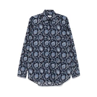 Etro Herren, Shirts, Blau, LGröße