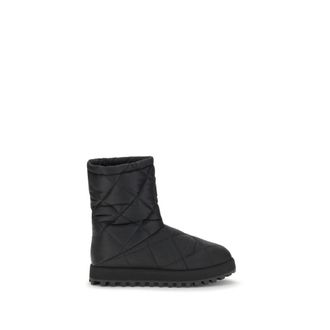Dolce & Gabbana Gesteppte Diamantmuster Stiefel - - Shoes - Herren - Schwarzk - 40 EU