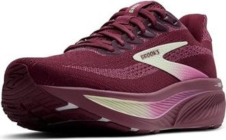 Brooks Chaussures de course Ghost 17 Neutral pour femme, Bordeaux/rose/vert, 42 EU