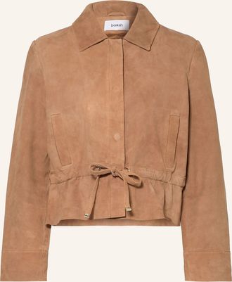 BA&SH Ba&Sh Lederjacke Manita braun