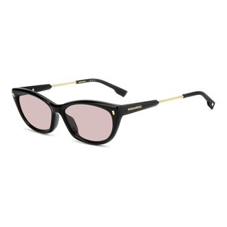 Dsquared2 Femme, Accessoires, Noir, Taille: 57 MM Cat Eye Lunettes de soleil